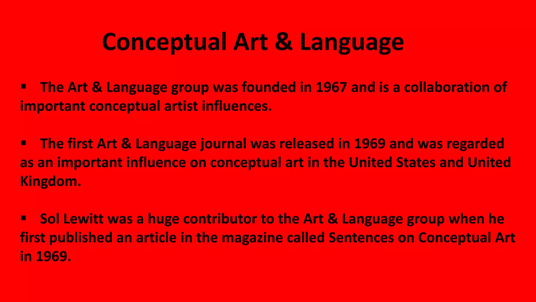 Conceptual art | PPTX