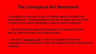 Conceptual art | PPTX