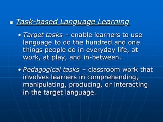 Conceptual basis of l2 teaching and learning | PPTX
