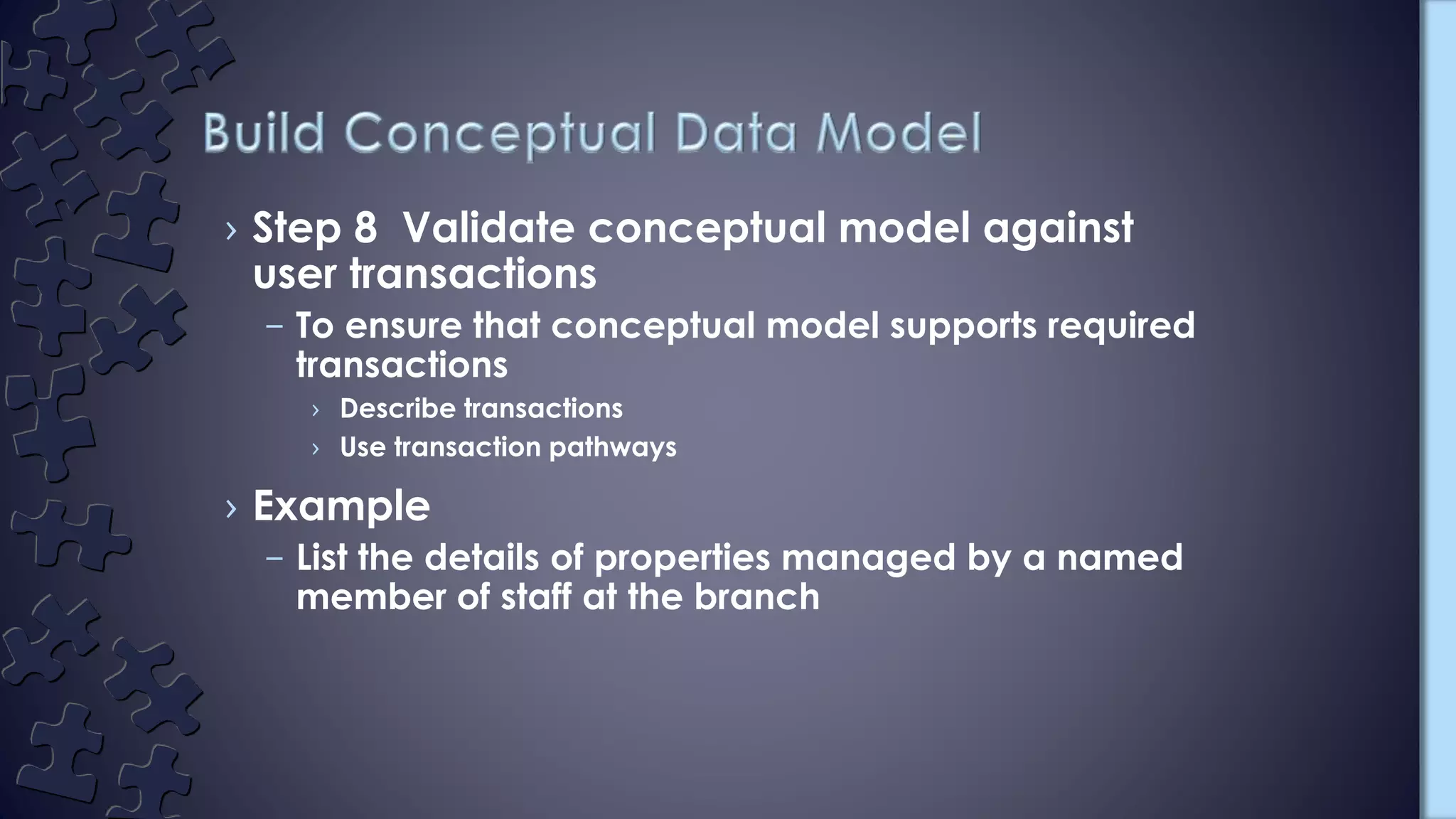 Conceptual database design | PPTX