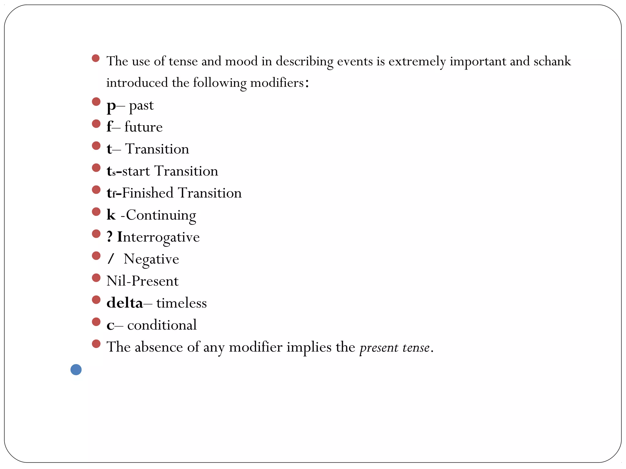 Conceptual dependency | PPT