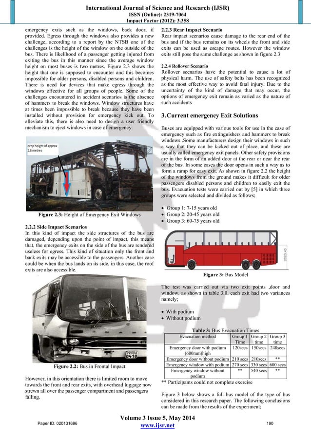 Conceptual design of a bus emergency exit ramp | PDF