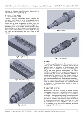 Conceptual design of transfer mould tool for rubber bumper spring | PDF