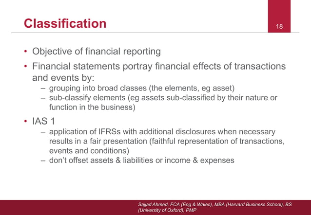 IFRS - Conceptual framework | PPTX