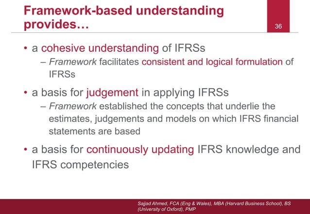 IFRS - Conceptual framework | PPTX