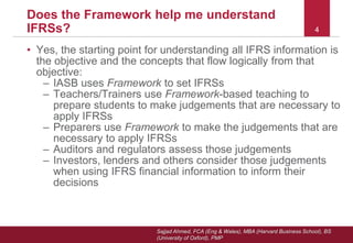 IFRS - Conceptual framework | PPTX