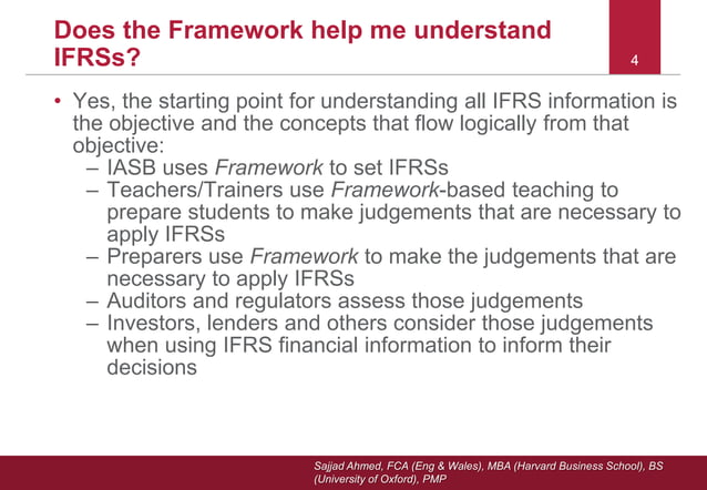 IFRS - Conceptual framework | PPTX