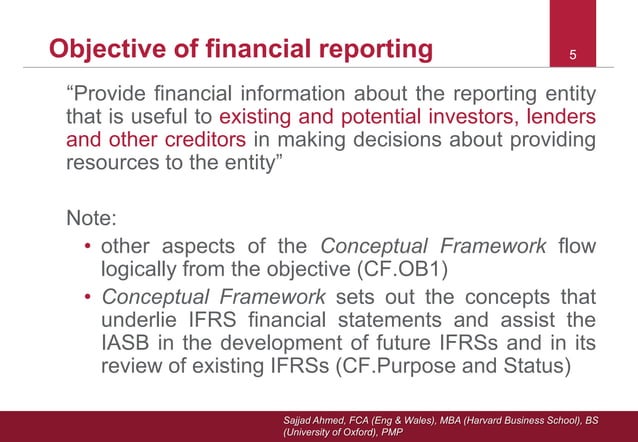 IFRS - Conceptual framework | PPTX