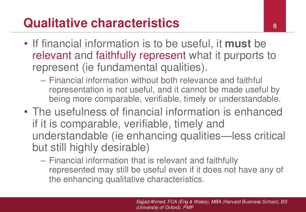 IFRS - Conceptual framework