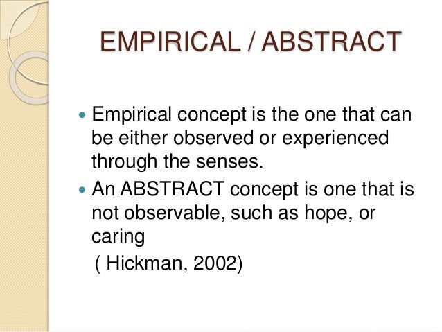 Conceptual framework