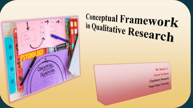 Conceptual Framework in Qualitative Research | PPTX | Science