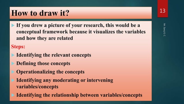 Conceptual Framework in Qualitative Research | PPTX | Science