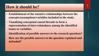 Conceptual Framework in Qualitative Research | PPTX