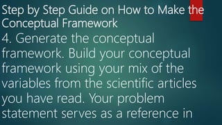 Conceptual framework | PPTX