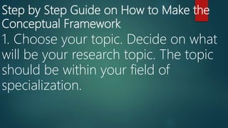 Conceptual framework | PPTX