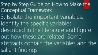 Conceptual framework | PPTX