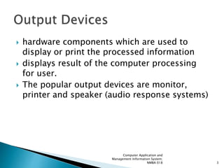Conceptual framework output devices | PPT