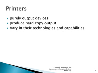 Conceptual framework output devices | PPT