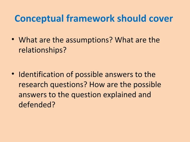 Conceptual framework | PPT