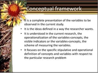 FDM 204 and ME 204 Conceptual Framework | PDF