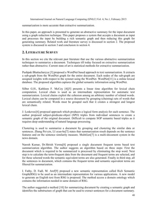 Conceptual framework for abstractive text summarization | PDF | Computer Software and ...