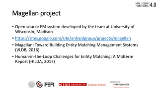 Conceptual framework for entity integration from multiple data sources - Drazen Orescanin | PDF