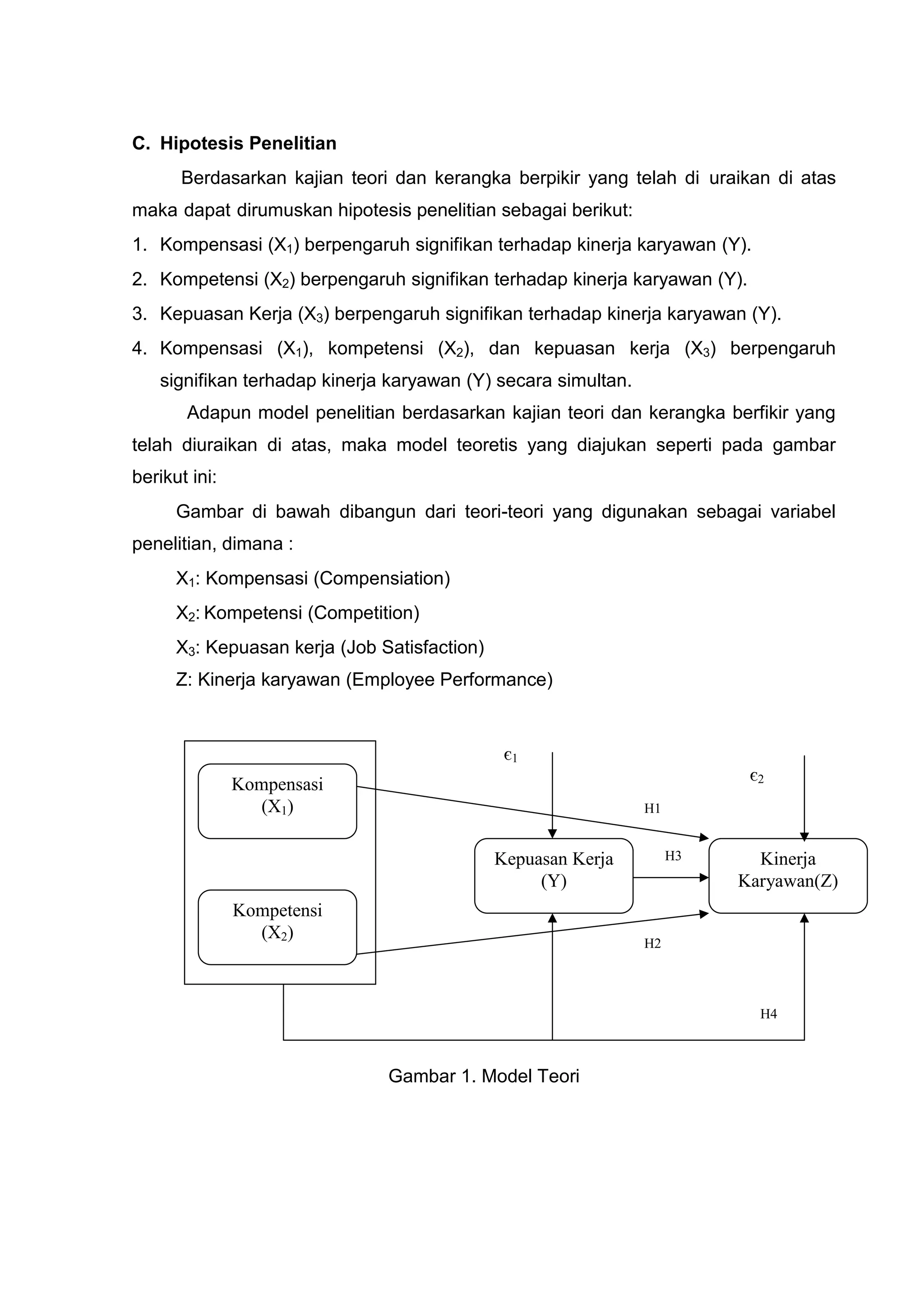 Conceptual Framework Madyan Hapzi Ali Kinerja Karyawan UIN STS Jambi 2017 | PDF