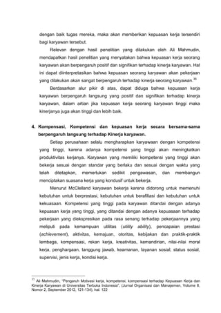 Conceptual Framework Madyan Hapzi Ali Kinerja Karyawan UIN STS Jambi 2017 | PDF