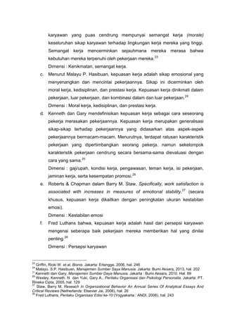 Conceptual Framework Madyan Hapzi Ali Kinerja Karyawan UIN STS Jambi 2017 | PDF