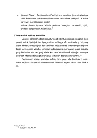 Conceptual Framework Madyan Hapzi Ali Kinerja Karyawan UIN STS Jambi 2017 | PDF