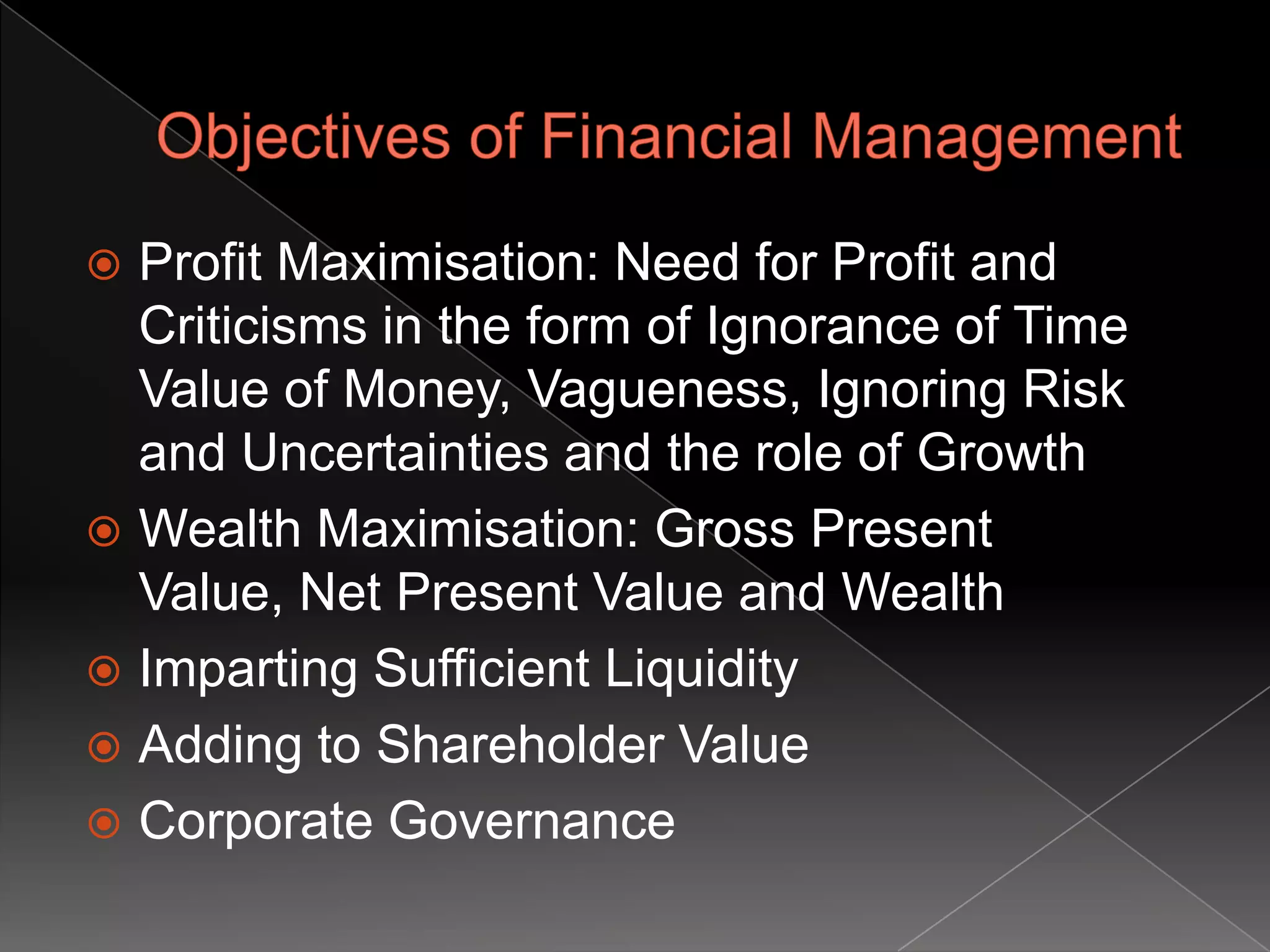 Conceptual Framework Of Financial Management-B.V.Raghunandan | PPTX