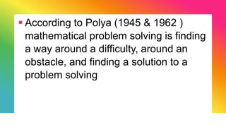 Conceptual framework of mathematics | PPTX