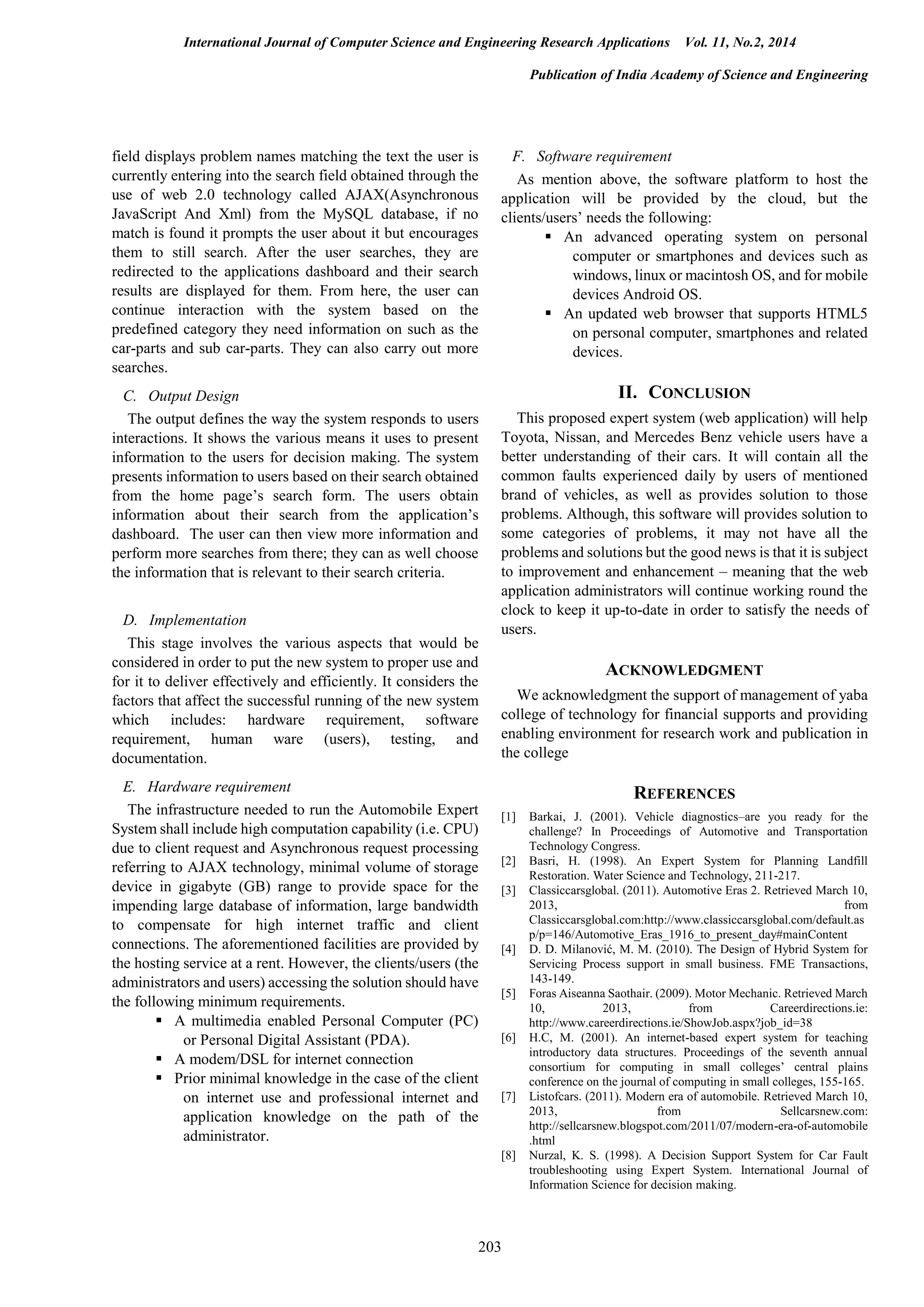 Conceptual framework of web based expert system based expert | PDF