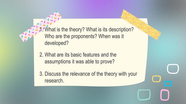 Writing the Theoretical and Conceptual Framework of a Quantitative ...