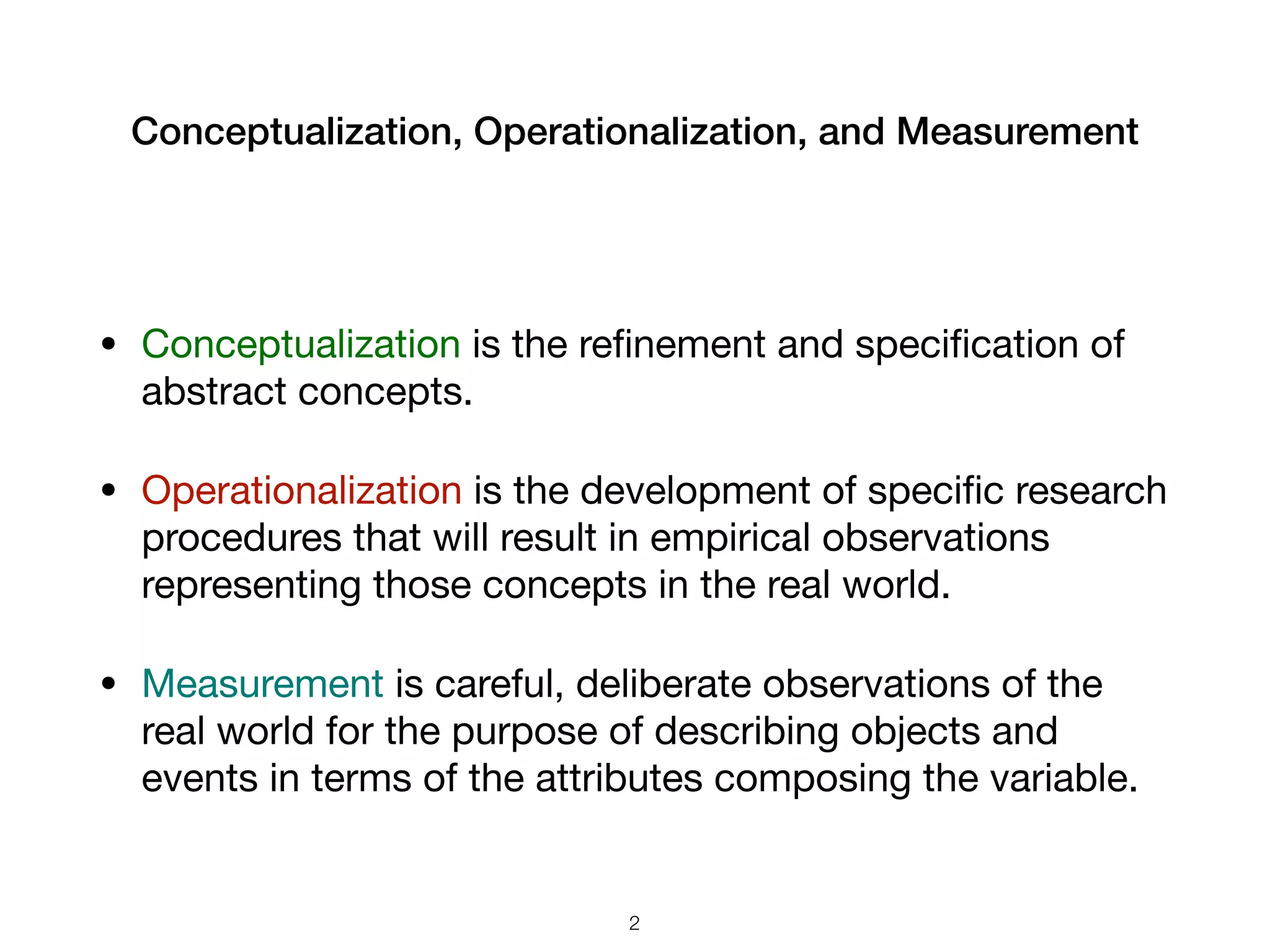 陳揚中 Conceptualization Operationalization And Measurement 20211005 Ppt