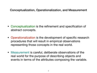 陳揚中 Conceptualization, operationalization, and measurement 20211005 | PPT