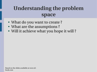 Understanding the Problem Space and Conceptualizing in HCI | PDF
