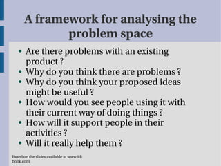 Understanding the Problem Space and Conceptualizing in HCI | PDF