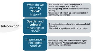Conceptualizing Local History (2) it is analysis | PPTX