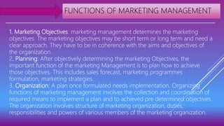 Conceptualizing marketing management | PPTX