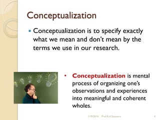 Conceptualizing in research : an overview | PDF