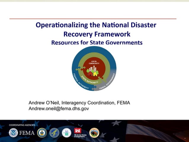 Conceptualizing the National Disaster Recovery Framework (Andrew O'neil) | PDF