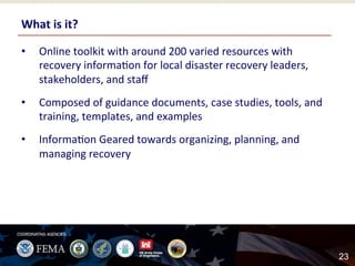Conceptualizing the National Disaster Recovery Framework (Andrew O'neil ...