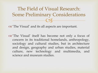 Conceptualizing visual data | PPTX