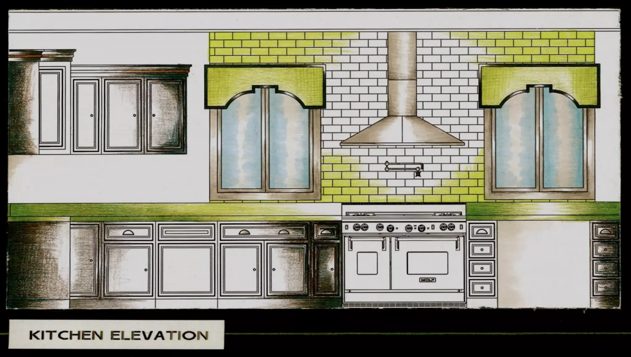 Conceptual Kitchen Design Boards: Kitchen Elevation | PDF
