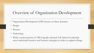 Conceptual knowledge of organizational development | PPT