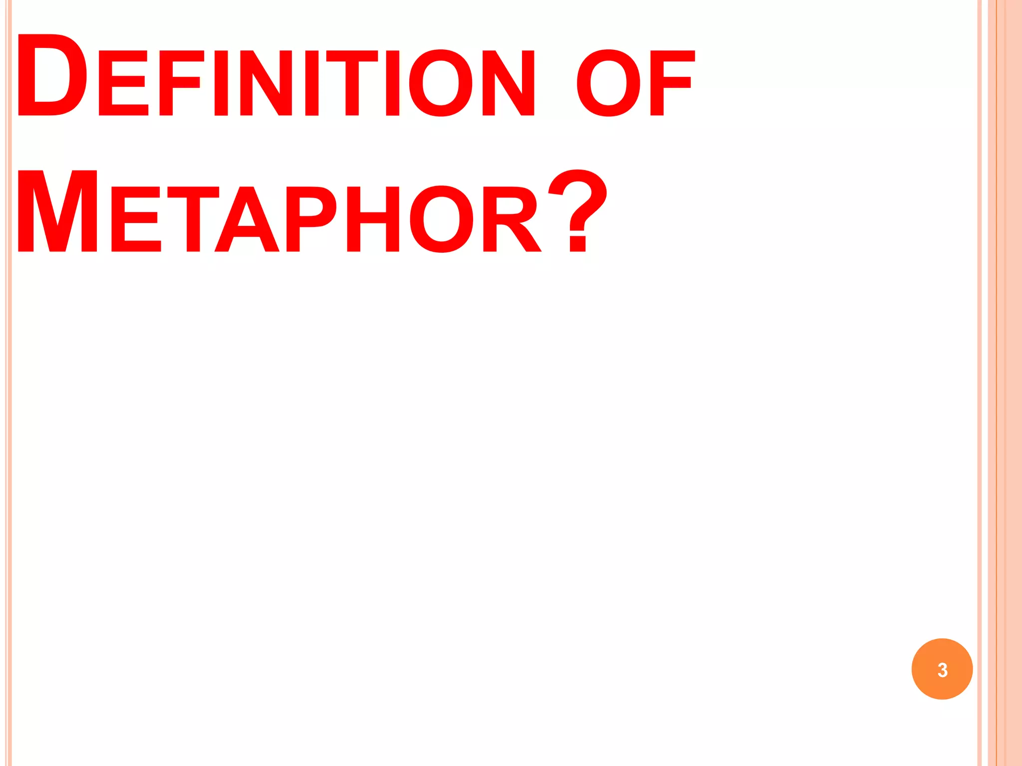 Conceptual metaphors مێتافۆڕی چەمکی | PPTX