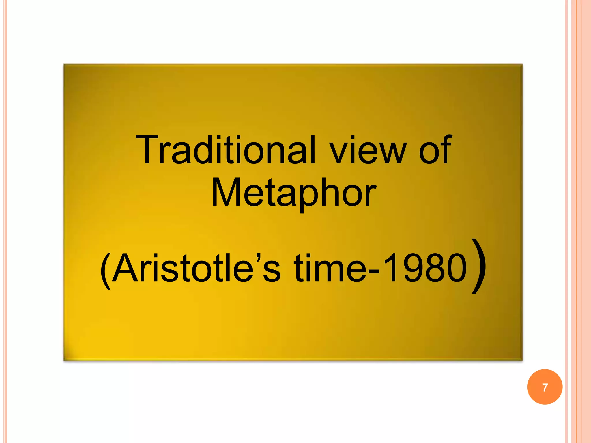 Conceptual metaphors مێتافۆڕی چەمکی | PPTX