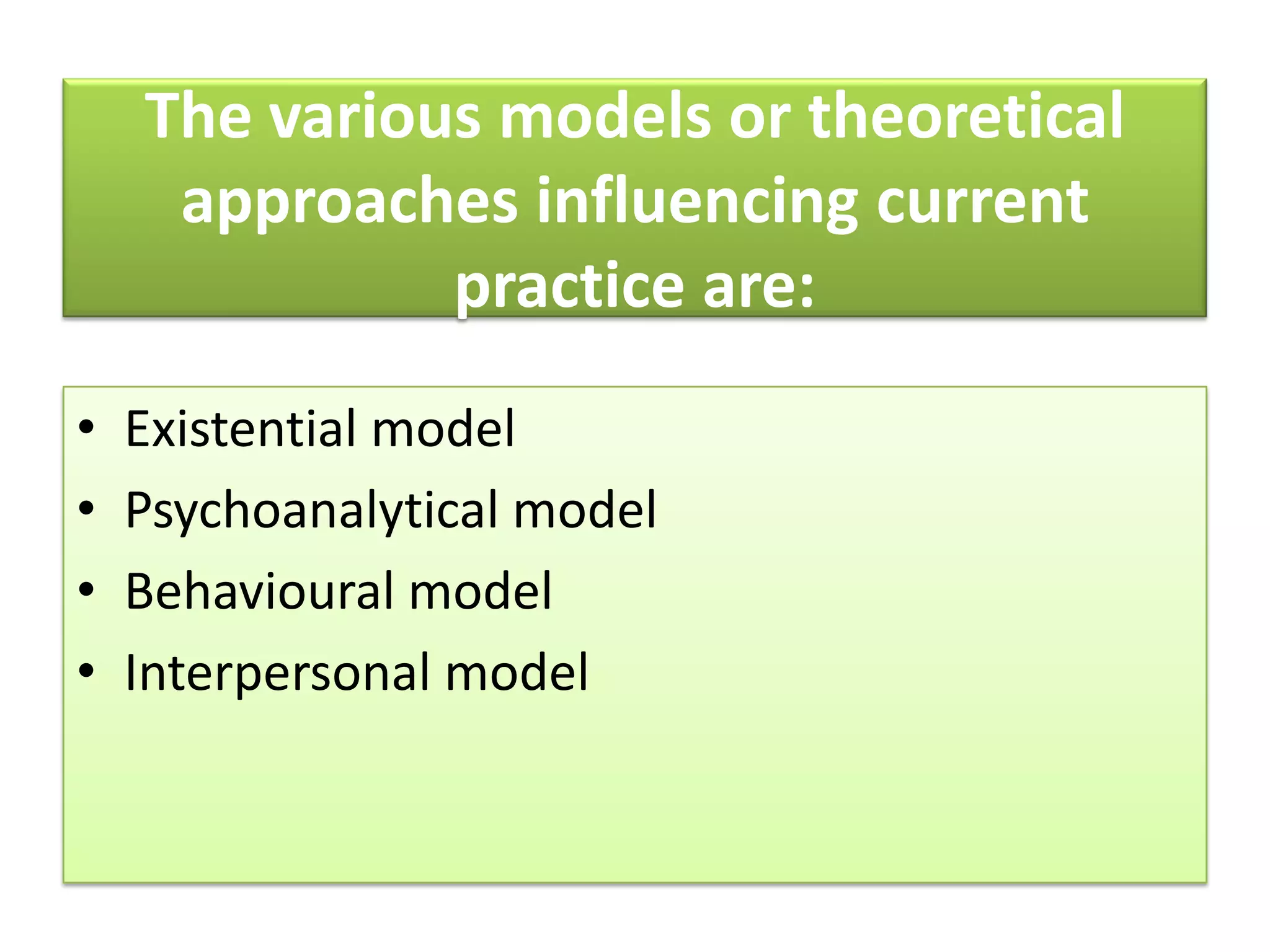 Conceptual model and the role of a nurse | PDF