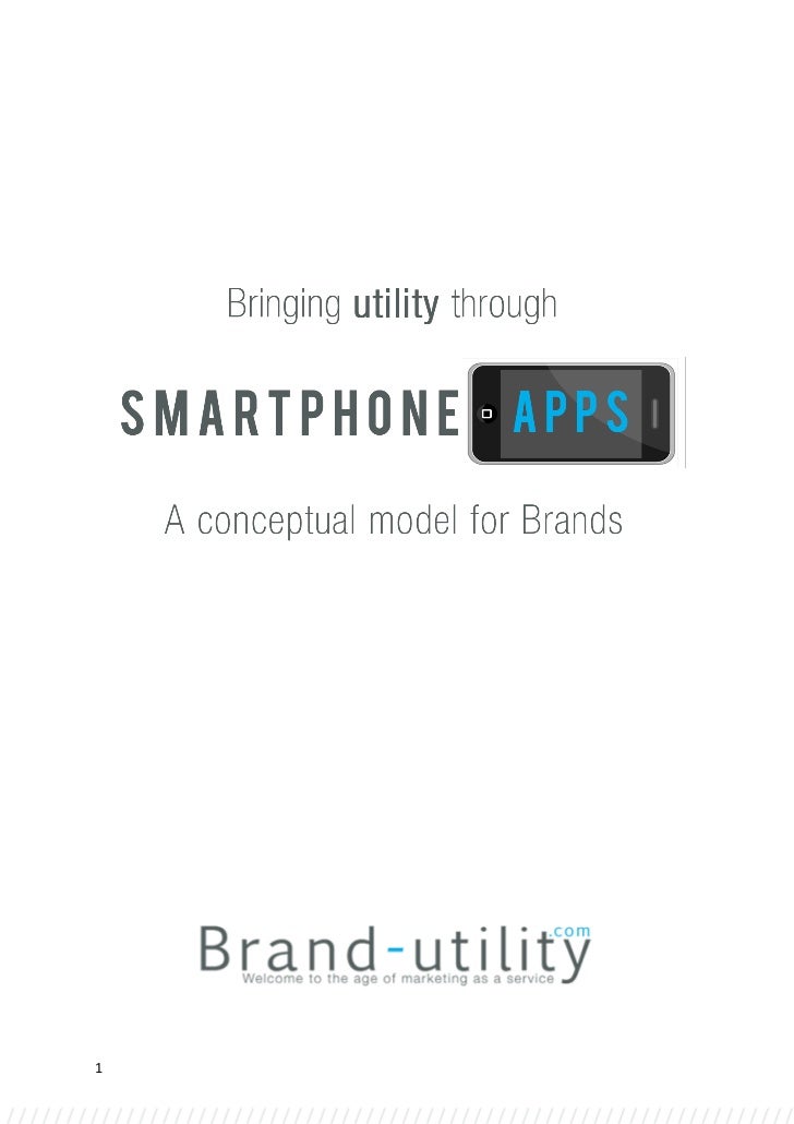 Conceptual model for brand utility on smartphones